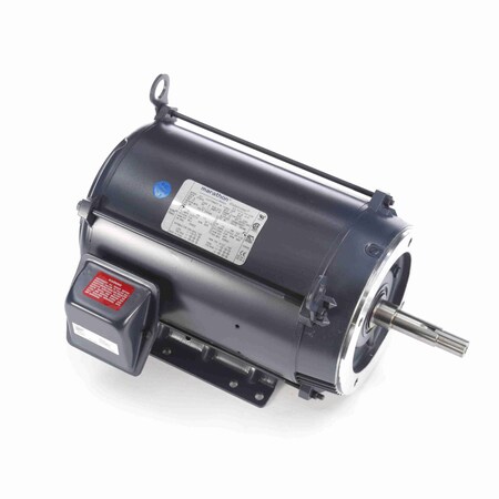 Marathon Close-Coupled Pump Motor 10 HP, 3 phase, 3600 RPM, 230/460 V, 213JM Frame, Drip Proof ...